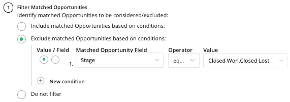 Routing Account To Opportunity Match Node Guide Leandata Help Center 