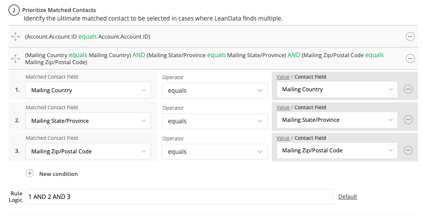 Contact Routing - Contact-to-Contact Match Node Guide – LeanData Help Center