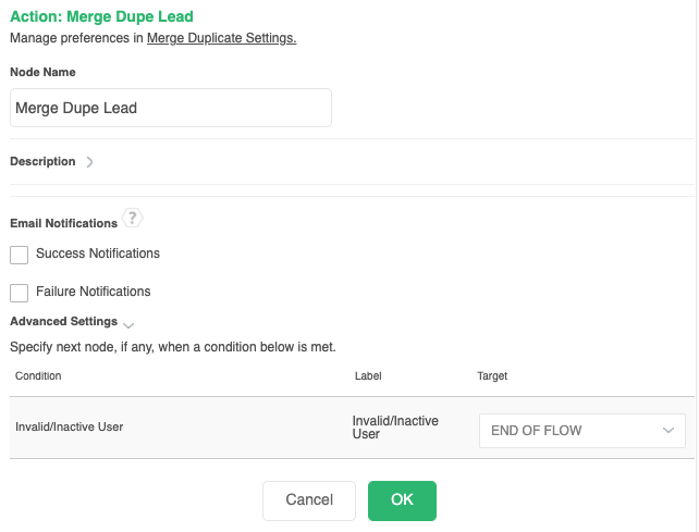 Routing - Merge Dupe Lead Node Guide – LeanData Help Center