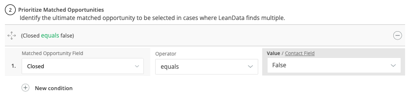 Contact Routing - Contact-to-Opportunity Match Node Guide – LeanData Help Center