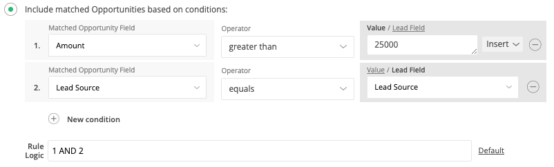 Routing - Lead-to-Opportunity Match Node Guide – LeanData Help Center