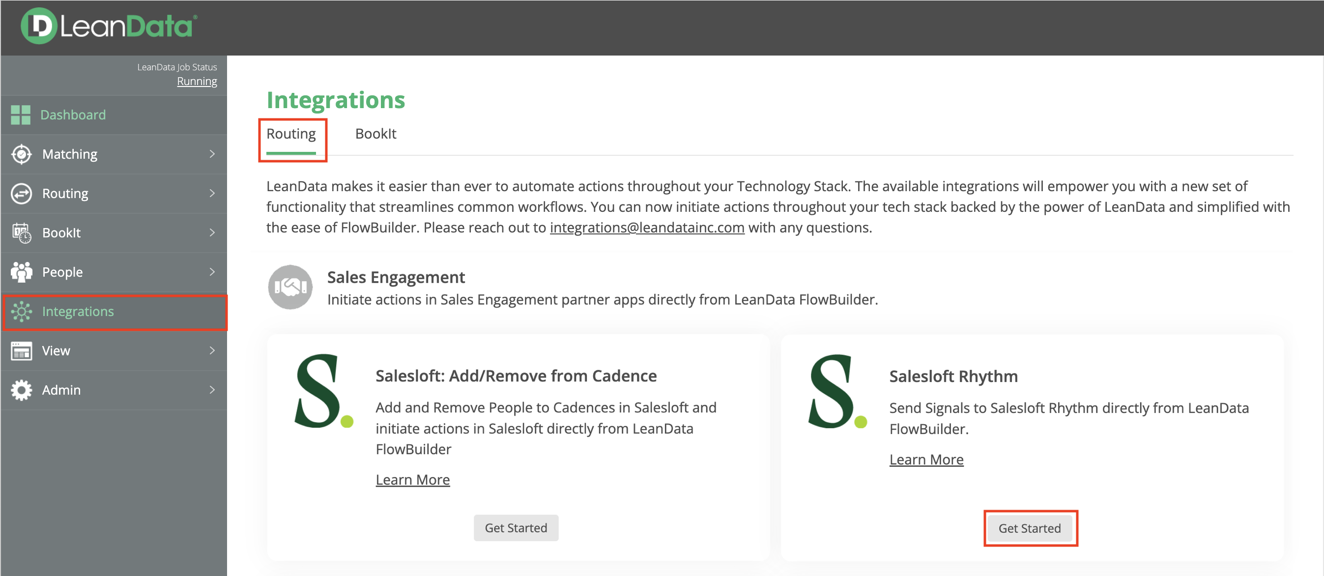 LeanData-Salesloft Send Rhythm Signal Integration – LeanData Help Center LeanData-Salesloft Send Rhythm Signal Integration – LeanData Help Center