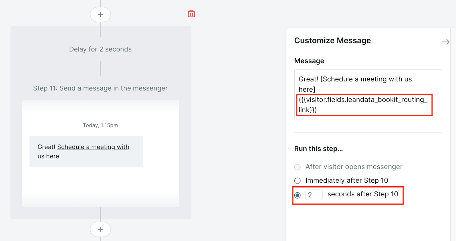 BookIt for Forms - Chatbot Compatibility – LeanData Help Center