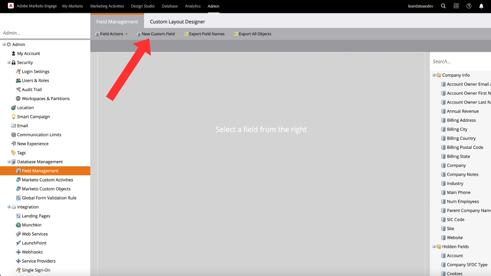 Adding a Hidden field in Marketo – LeanData Help Center